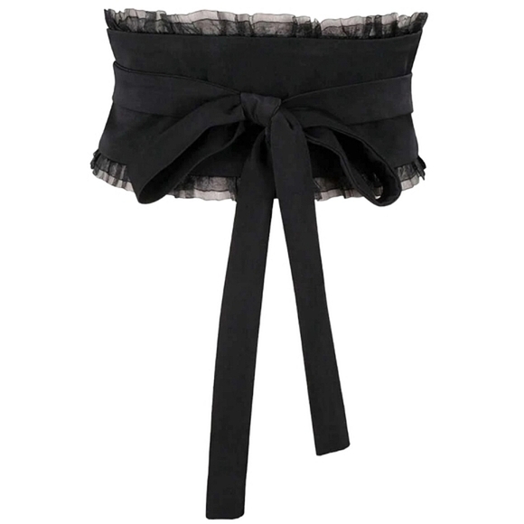 Accessories | Ruffle Edge Wrap Around Selftie Belt | Poshmark